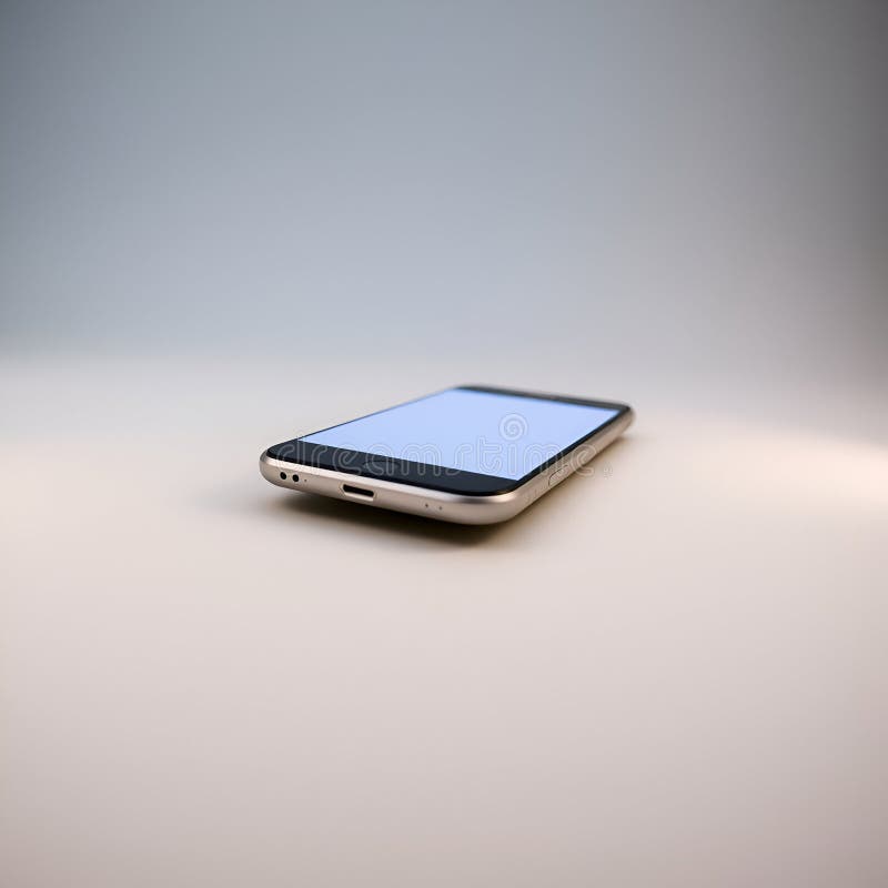 Low Angle View of Mobile Phone Stock Illustration - Illustration of ...