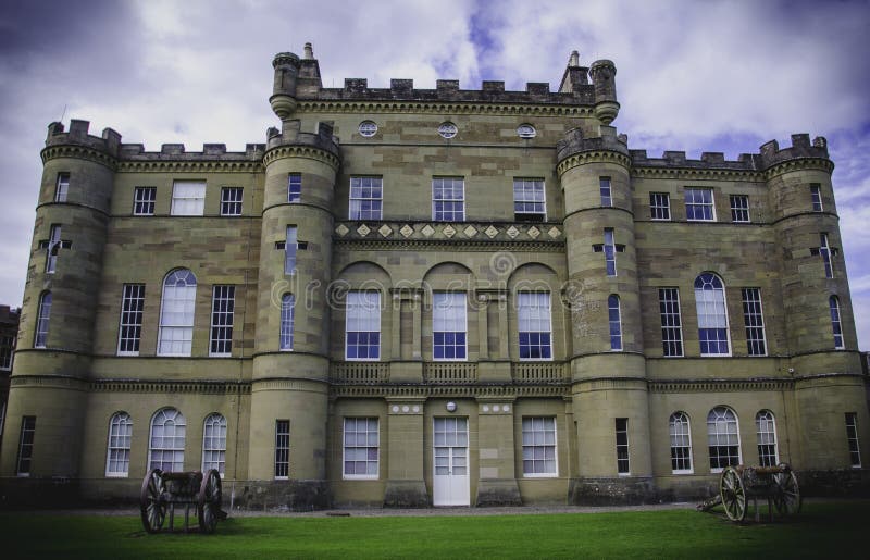 Low Angle Photo Of Brown Castle Surrounded By Green Grass Picture ...