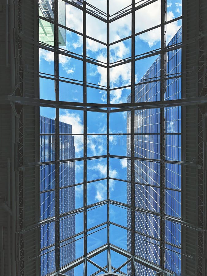 Low Angle Photo Of Building Stock Photo - Image of headquarters, panels ...