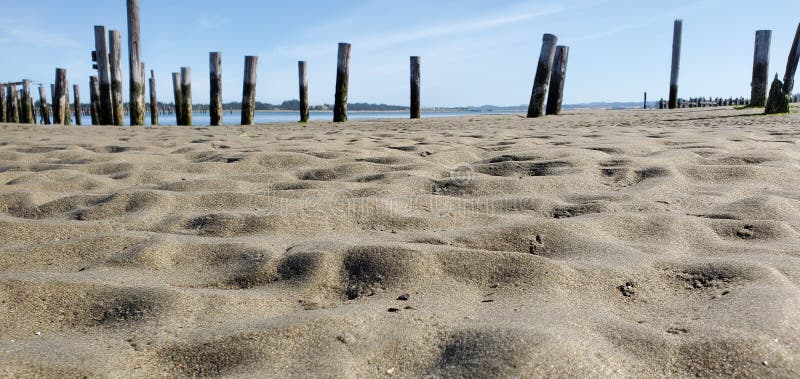 Low angle sand stock image. Image of beach, monument - 221436603