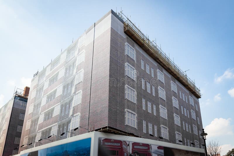 Low Angle Shot of an Architectural Building in London Stock Photo ...