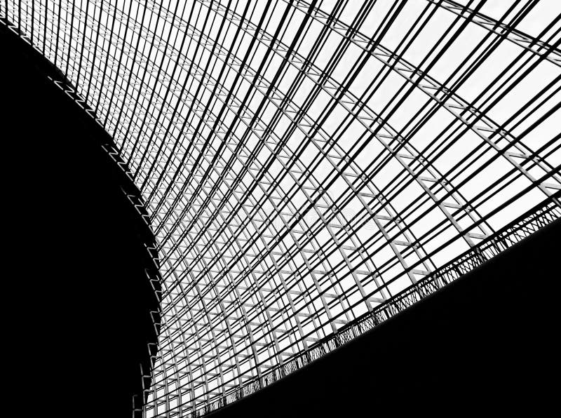 Low Angle Shot of Architectural Roof Building Design, with Modern ...