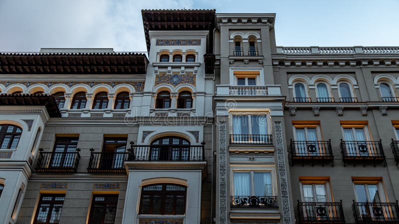 Low Angle Shot of a Beautiful Architectural Building Stock Image ...