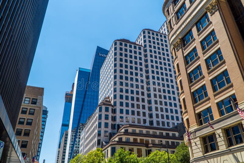 Low Angle Shot of the Buildings in Downtown Austin, Texas Editorial ...