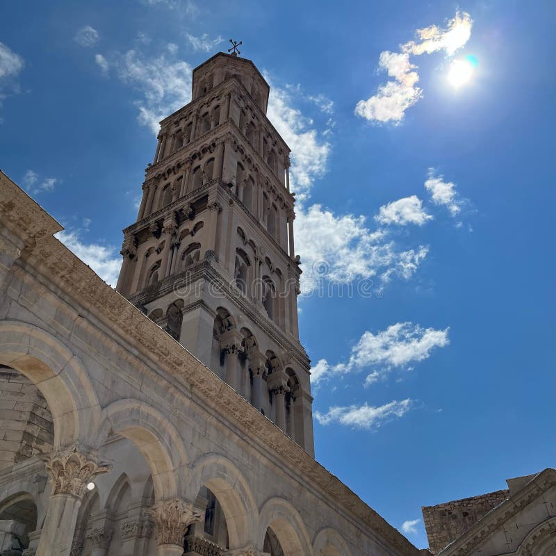 Low Angle Shot of the Cathedral of Saint Domnius in Split, Croatia ...