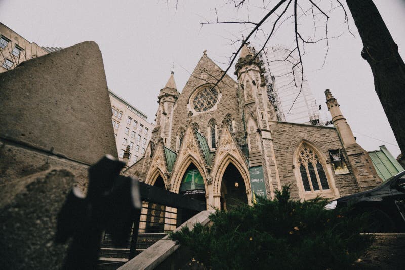 Low-angle Shot of the Christ Church Cathedral Editorial Image - Image ...