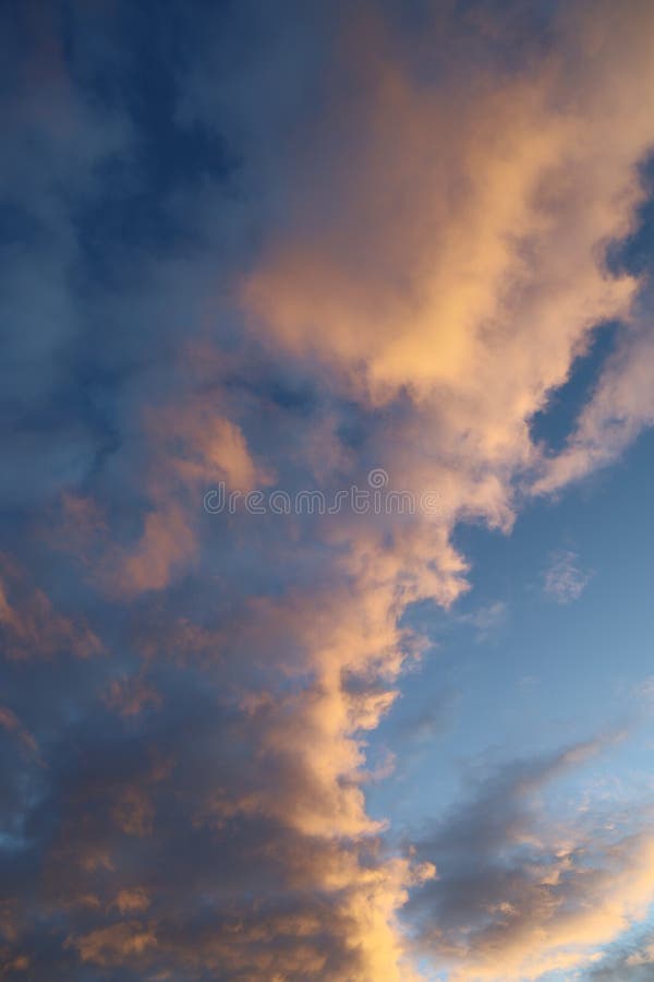 Low Angle Shot of a Cloudy Sky during the Sunset - Great for Wallpapers ...