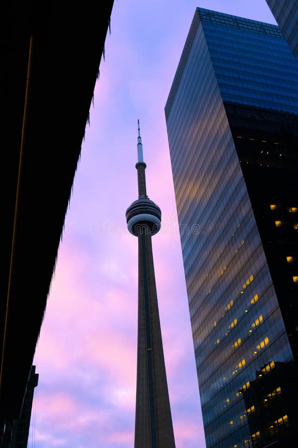 Cn Tower Low Sunset Stock Photos - Free & Royalty-Free Stock Photos ...