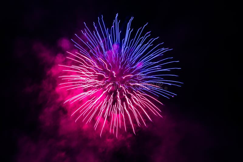 Low Angle Shot of Colorful Fireworks at Night - Great for Wallpapers ...