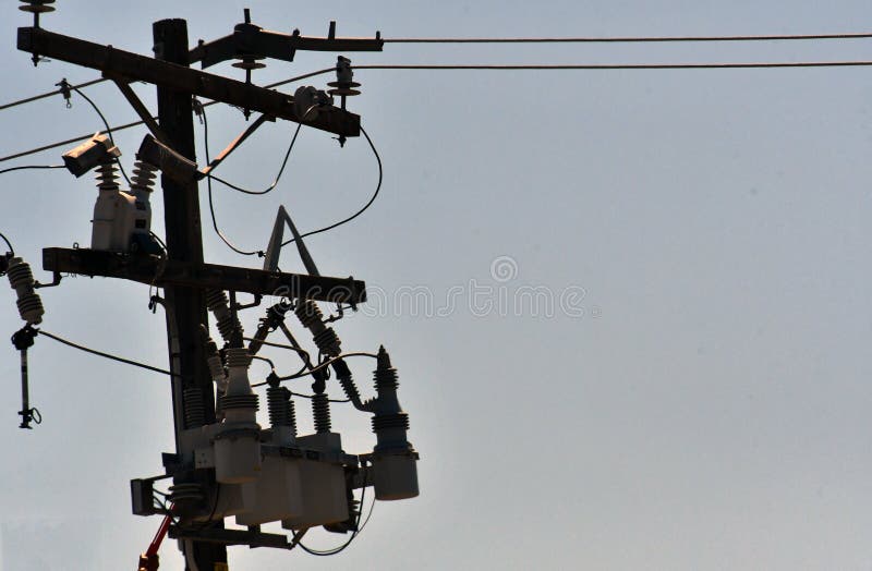 Low Angle Shot of an Electrical Power Post Under the Sunlight at ...