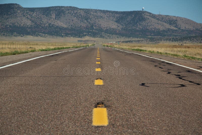 Low Angle Shot of an Empty Highway in a Field Stock Photo - Image of ...