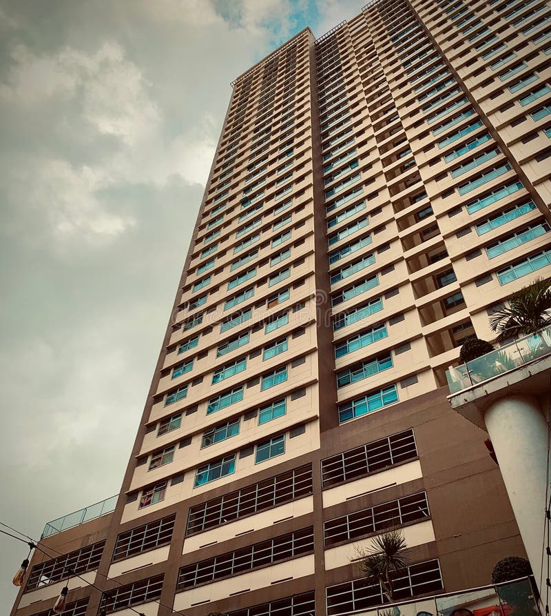Low Angle Shot of High-rise Building in Manila, Philippines Stock Image ...