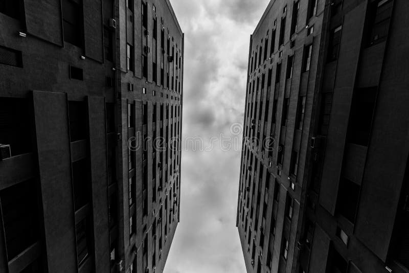 Low Angle Shot of High-rise Buildings Stock Photo - Image of travel ...