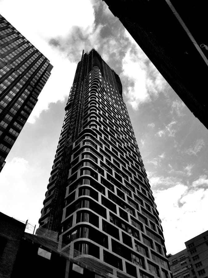 Low Angle Shot of High-rise Buildings in NYC Editorial Image - Image of ...