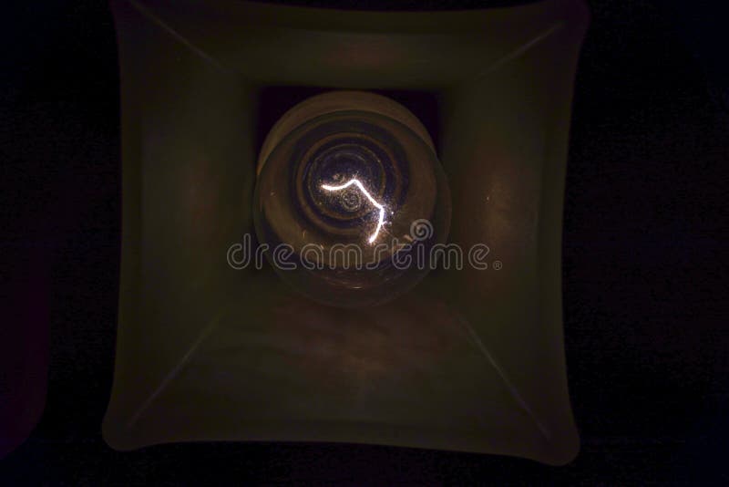 Low Angle Shot of a Light Bulb Stock Image - Image of idea, electric ...
