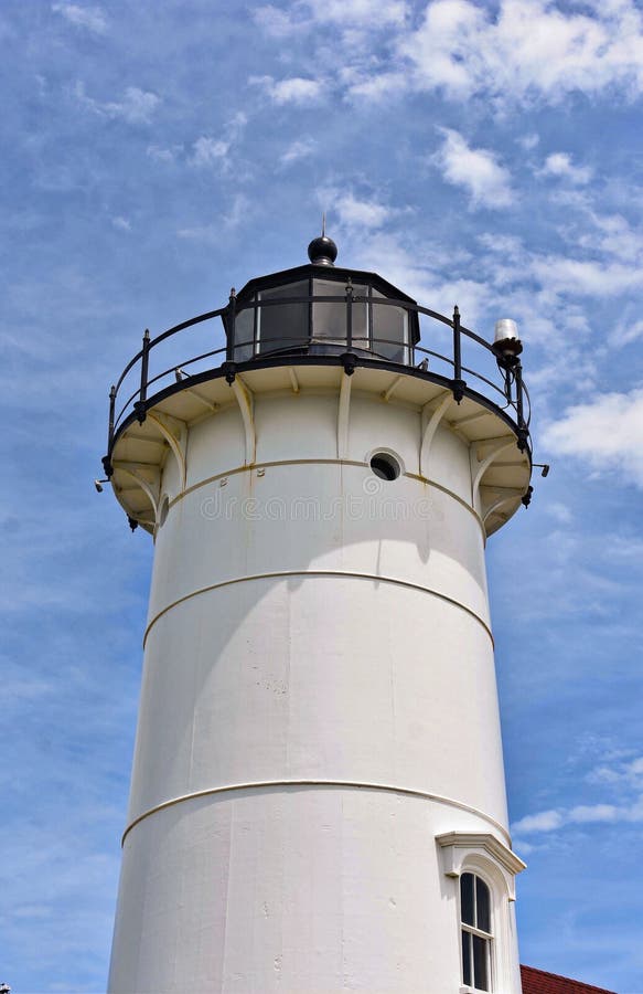 Low Angle Shot of a Lighthouse on Cape Cod Stock Image - Image of ...
