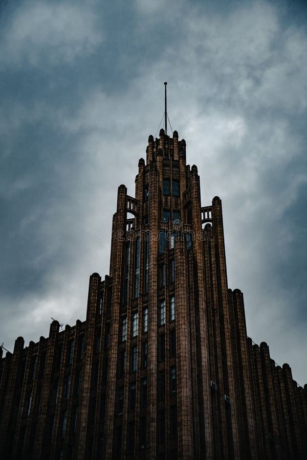 Low-angle Shot of the Manchester Unity Building Tower Editorial ...