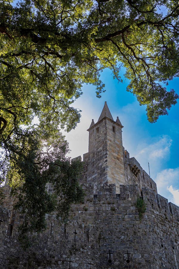 Low Angle Shot of a Medieval Castle Stock Photo - Image of destination ...