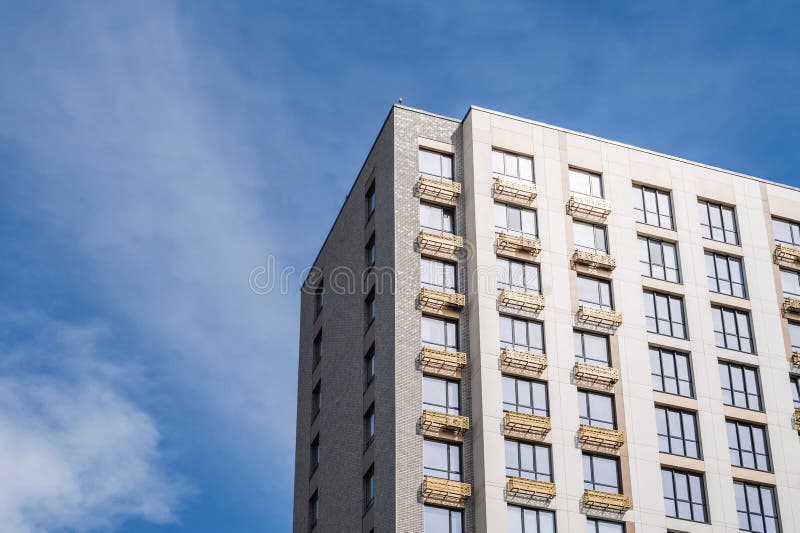 A Low-angle Shot of a Modern Apartment Building on a Sunny Day Under a ...