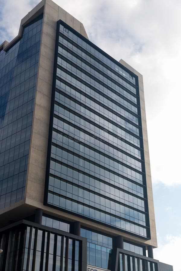 Skyscraper bottom view stock image. Image of modern - 113191725