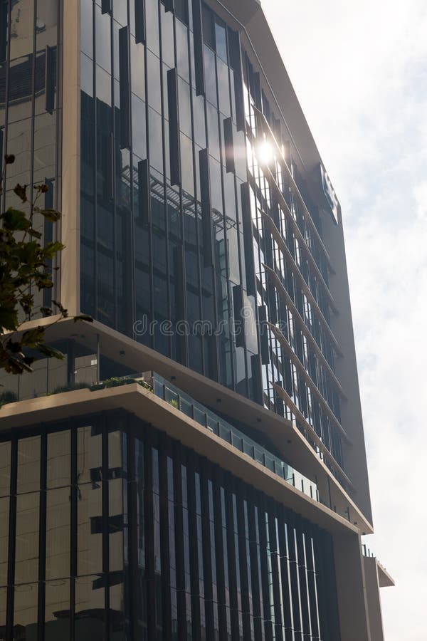 Skyscraper bottom view stock image. Image of angle, view - 113193409