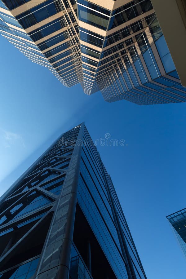 Skyscraper bottom view stock image. Image of window - 113525509