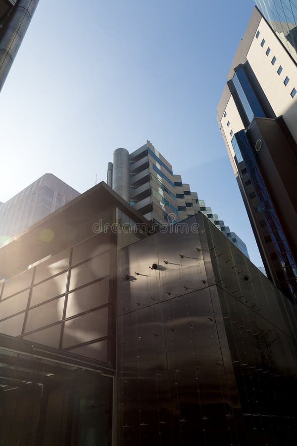 Skyscraper bottom view stock image. Image of corporate - 113772087