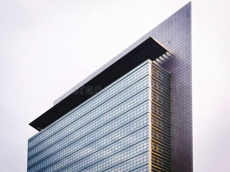 Low Angle Shot of a Modern Skyscraper in Frankfurt am Main, Germany ...