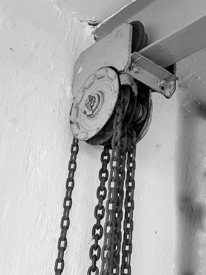 Low Angle Shot of Rusty Heavy Equipment Pulley Stock Image - Image of ...