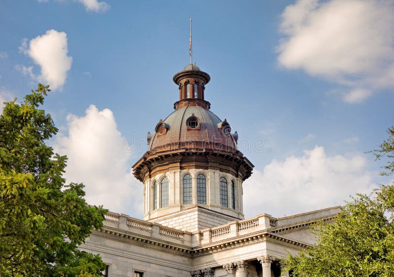 Low Angle Shot of the South Carolina State House Stock Image - Image of ...