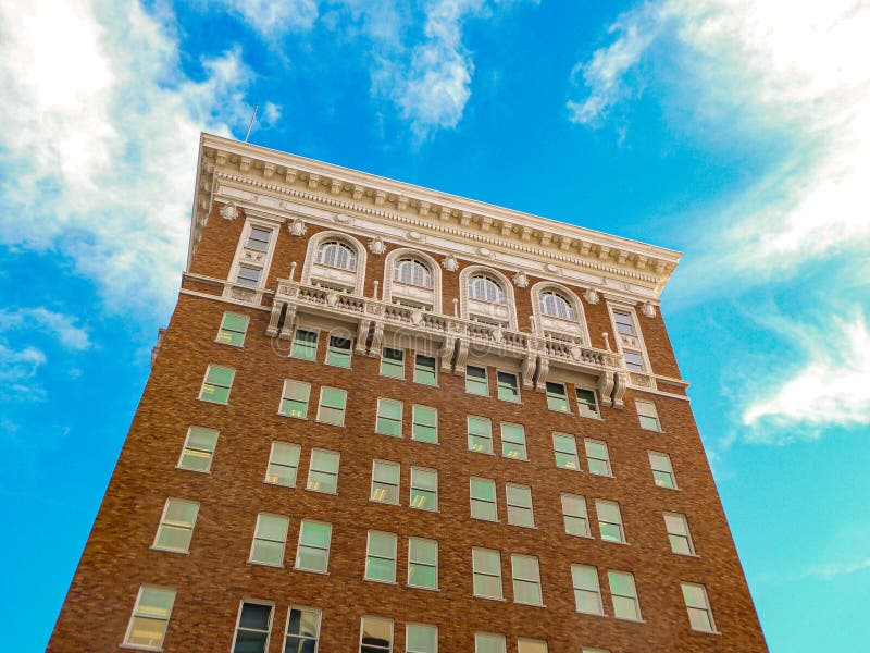 Low-angle Shot of a Tall Building in Arizona, USA. Stock Image - Image ...