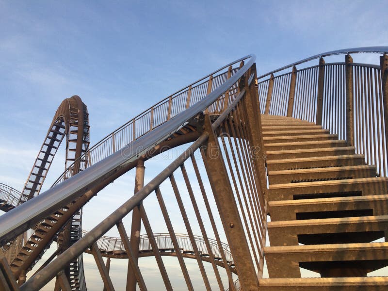 Low Angle Shot of the Tiger and Turtle Art Installation or Magic ...