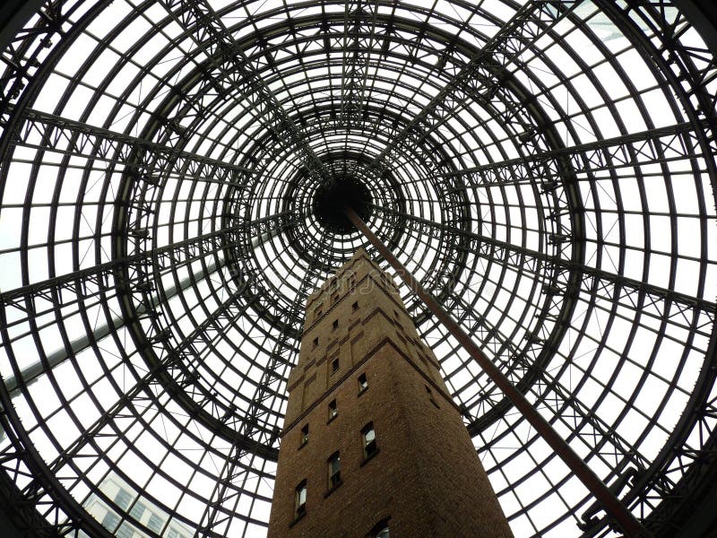 Low Angle of the Shot Tower Museum Ceiling in Melbourne, Australia ...