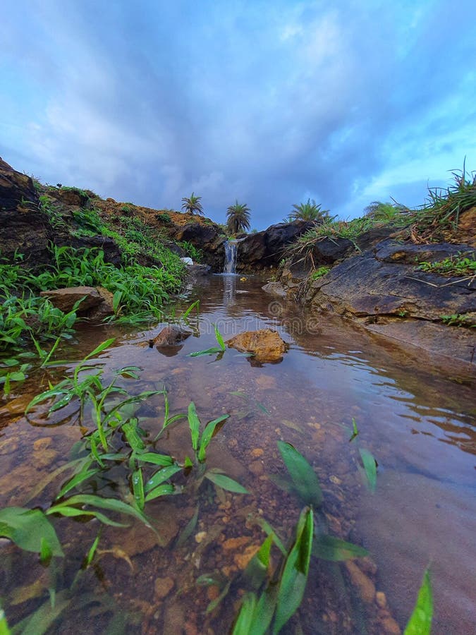 Miniwaterfall stock photo. Image of travel, flowing, tree - 89698096