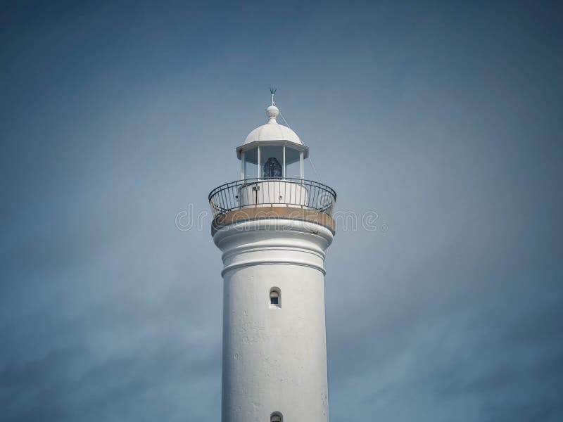 Low Angle Shot of a White Lighthouse in a Blue Sky in Kiama, Australia ...