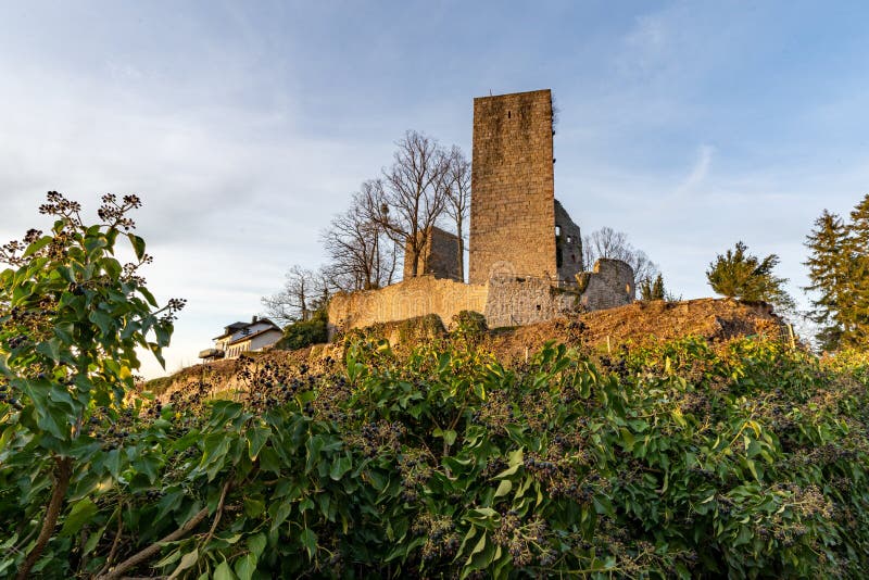 Low Angle Shot of Windeck Castle Ruins in the Black Forest, Germany ...
