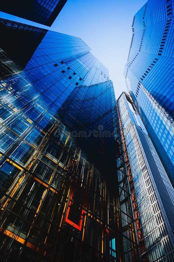 Low-angle of Tall and Beautiful Skyscrapers Exposed To Some Sunlight ...