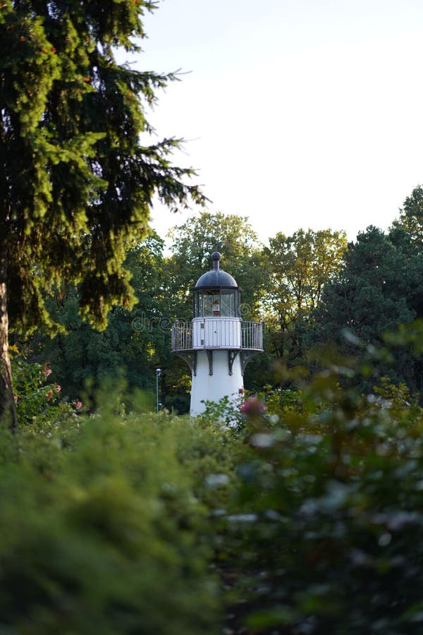 Low-angle Vertical of the Lighthouse Near the Riga Freeport Authority ...