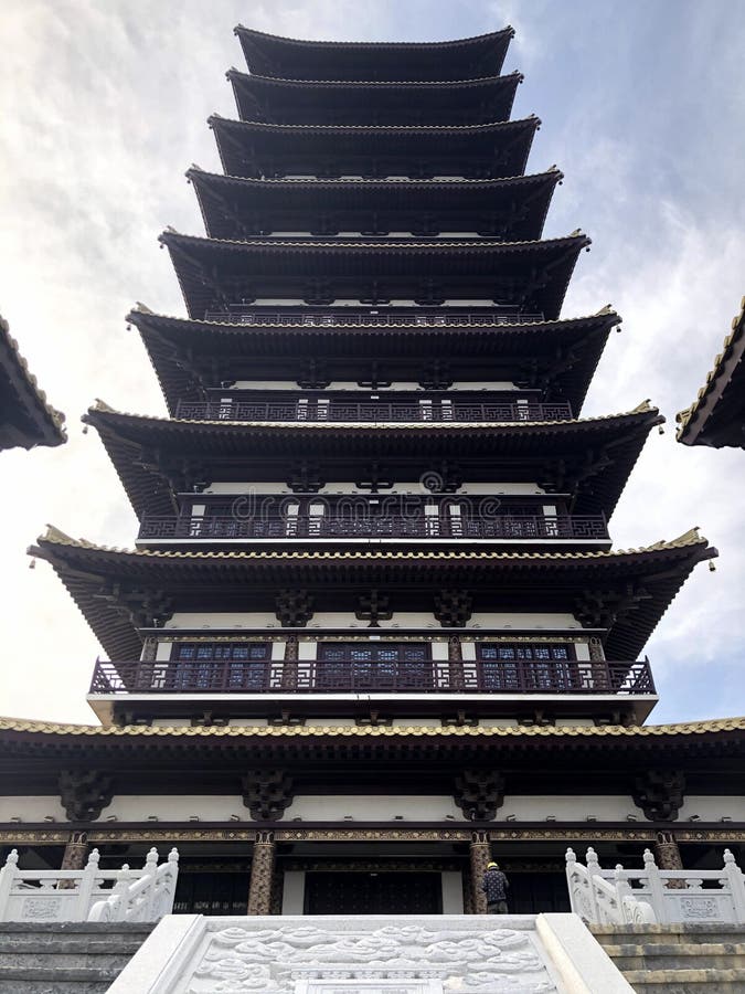 Low-angle Vertical Shot of a Traditional Asian-style Building Stock ...