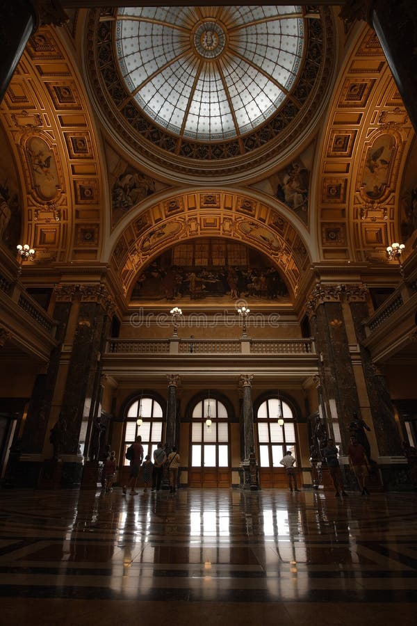 Low-angle Vertical View of the Interior of the National Museum of ...