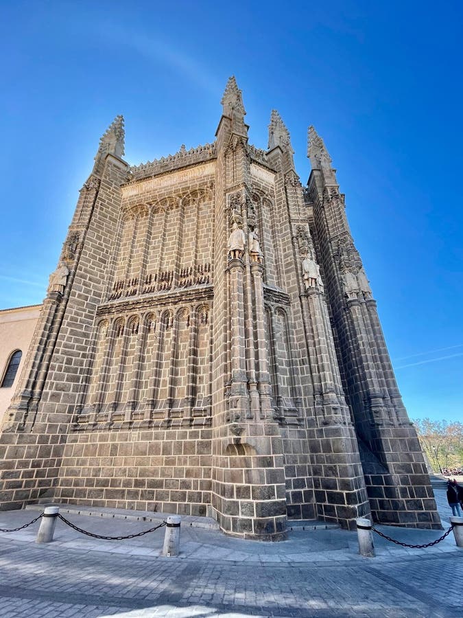 Low-angle Vertical View of Monastery De San Juan De Los Reyes Under the ...