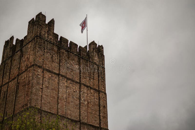 Low-angle View of an Ancient Castle in Richmond, UK Editorial Photo ...