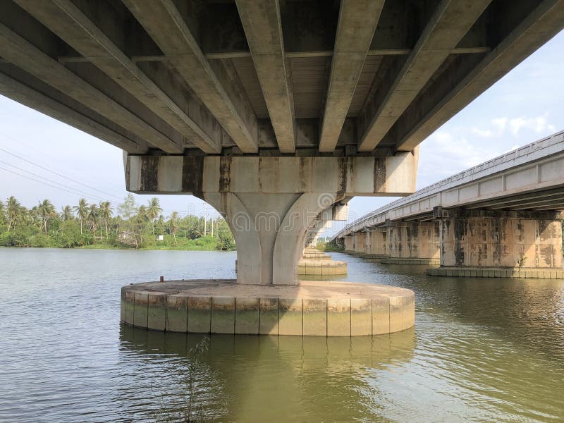 Low Angle View of Bridge Over River Stock Photo - Image of bridge ...