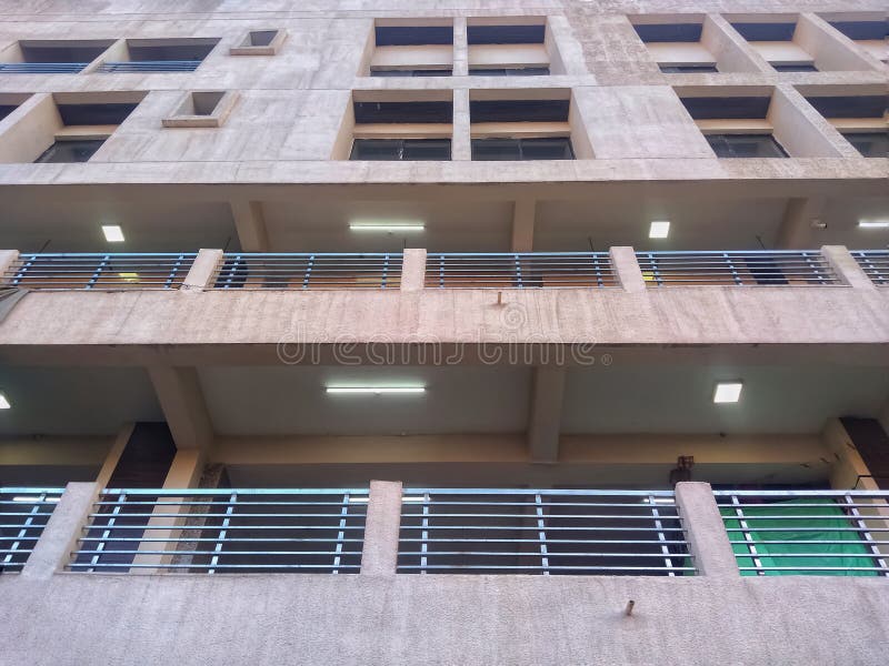 Low Angle View of Building from Bottom To Top. Stock Image - Image of ...