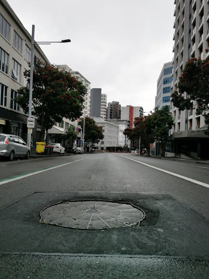 Low Angle View Down Anzac Avenue without Traffic Editorial Photography ...