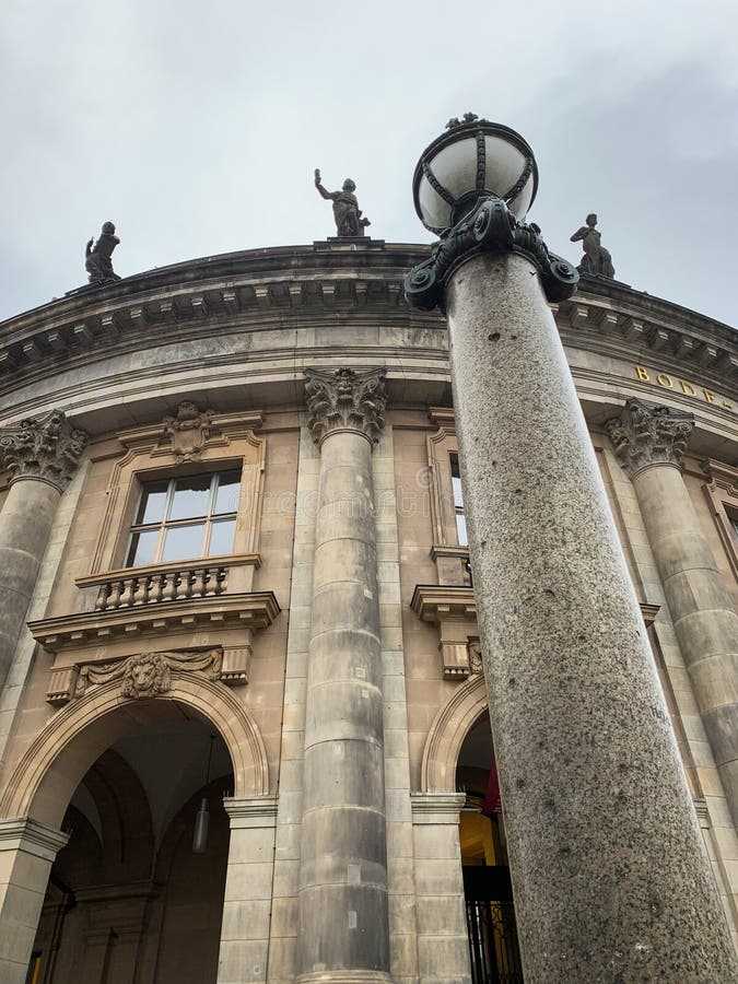 Low Angle View of the Facade of Bode Museum, Located in Berlin, Germany ...