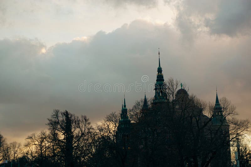 Low Angle View of Famous Building Stock Image - Image of nordic ...