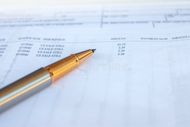 Writing Various Contracts, Document Signing. Stock Photo - Image of ...