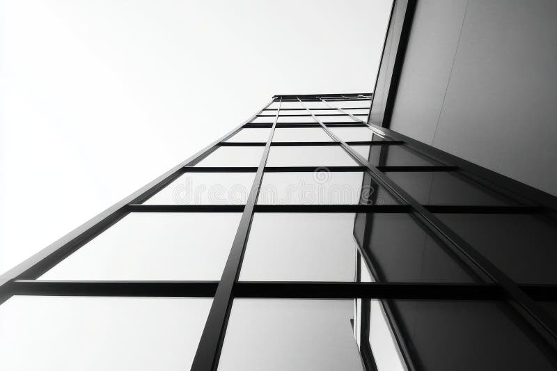 A Low-angle View of a Modern Glass Building, Emphasizing Its Sleek ...