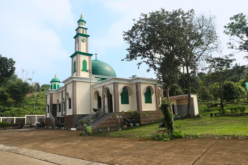 Low Angle View of Mosque at Countryside in Java Editorial Stock Photo ...
